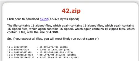 网络安全 世界上最大的ZIP炸弹附下载链接 个人文章 SegmentFault 思否