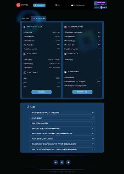 XEL XEN Wallet Manager Tool What Is It XEN Crypto