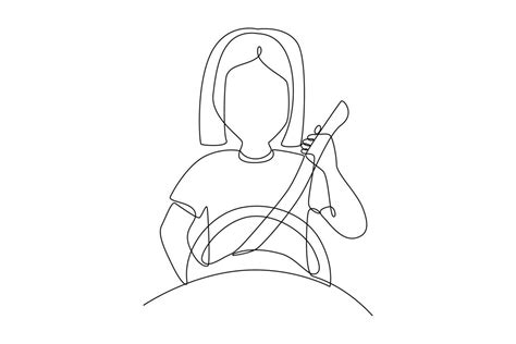 Uno Continuo Línea Dibujo De La Seguridad Y Transporte Concepto