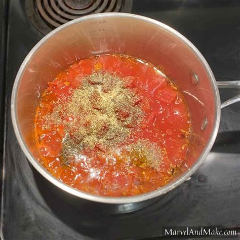 Homemade Pizza Tomato Sauce Marvel And Make
