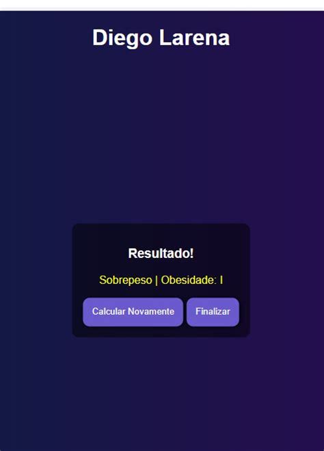 Github Dgvaninicalculadoraimc