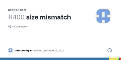 Size Mismatch · Issue 400 · Dbolyayolact · Github