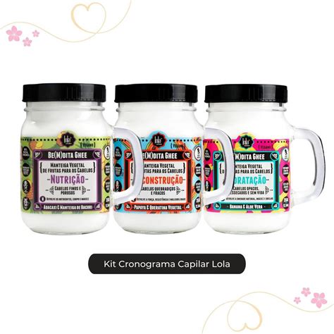 Kit Cronograma Capilar Lola Cosmetics Caneca Etapas Em Promo O Na Americanas