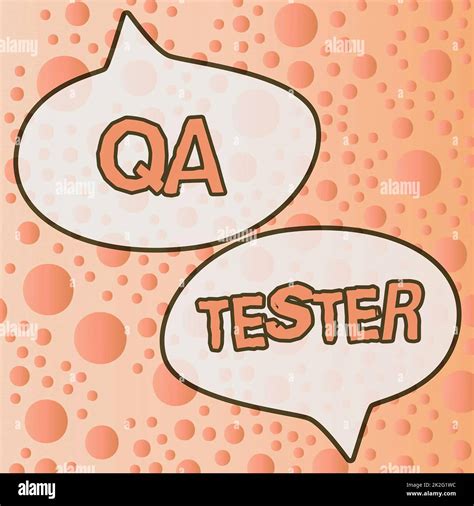 Text Caption Presenting Qa Tester Business Showcase Quality Assurance Of An On Going Project