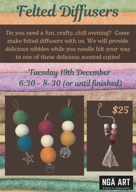 Felted Diffusers — NgĀ Art Te Whare Toi O Ngaaruawaahia