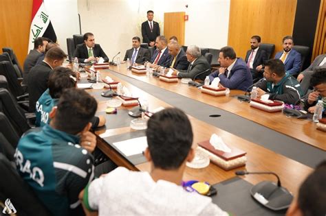 Al Mandalawi Receives The Delegation Of The National Paralympic
