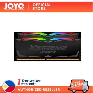 OCPC X TREME RGB GB DDR MHZ GB W HEATSINK MEMORY KIT BLACK Shopee Philippines