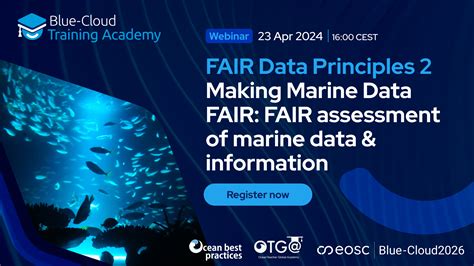 Webinar Fair Data Principles Making Marine Data Fair Fair