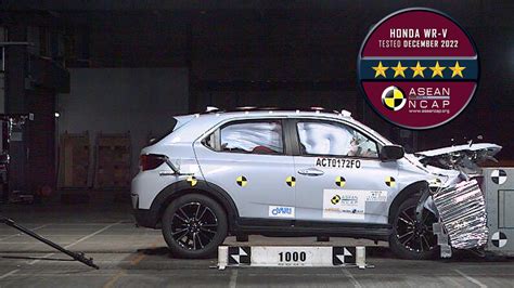 Honda Wr V 2023 Asean Ncap Safety Crash Tests