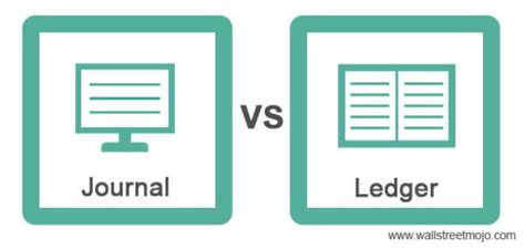 Difference Between Journal And Ledger Accoutning