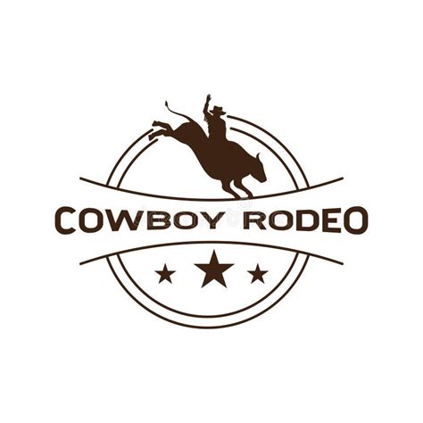 Bull Riding Rodeo Logo Stock Vector Illustration Of Mexico 274542086