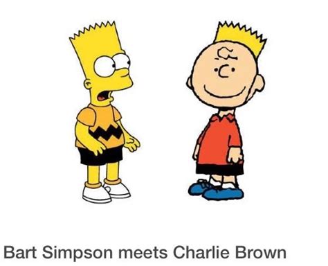 Bart Simpson Meets Charlie Brown