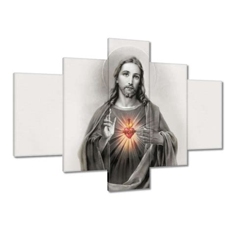 Obraz 100x70cm Jezus Chrystus Król Serce ZeSmakiem Sklep EMPIK