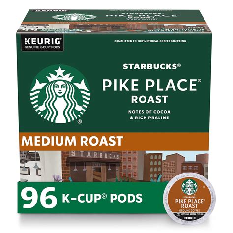 Starbucks K Cup Coffee Pods Medium Roast Hot Or Iced Coffee Pike