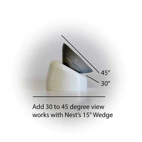AirTech Home Automation Angle Wedge For Google Nest Hello Degree Angle Classic