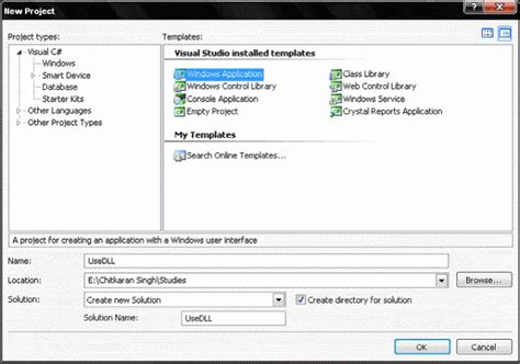 Using DLL Files In Visual Studio 2005 Using C