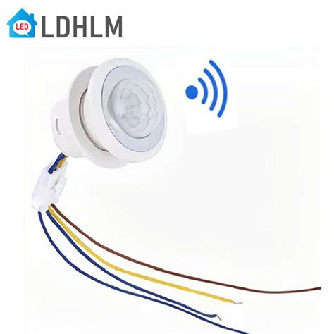 Ldhlm 라이트 스위치 Pir 센서 감지기 스마트 스위치 Led 110v 220v Pir 적외선 모션 센서 스위치