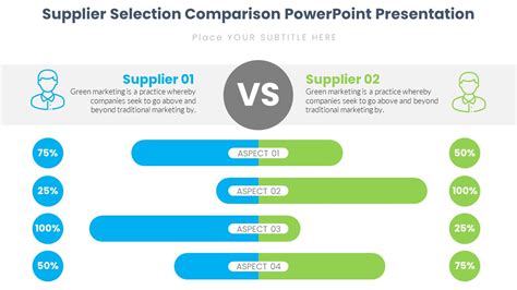 Supplier Selection Comparison PowerPoint Presentation PPTUniverse