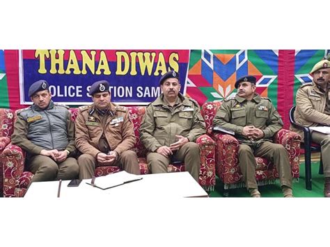 Ssp Samba Presides Over Thana Diwas Jammu Kashmir Latest News