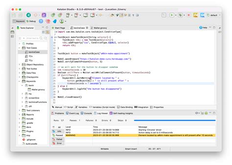 Effectively Pausing A Test Case Until A Page Object Is No Longer On