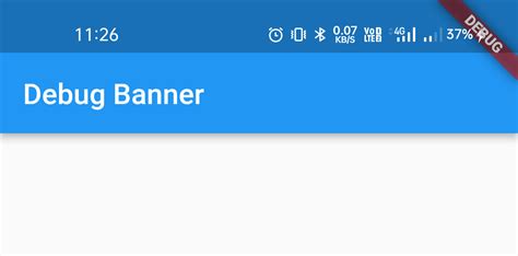 [flutter Tips] Remove The Debug Banner Of Your Flutter App