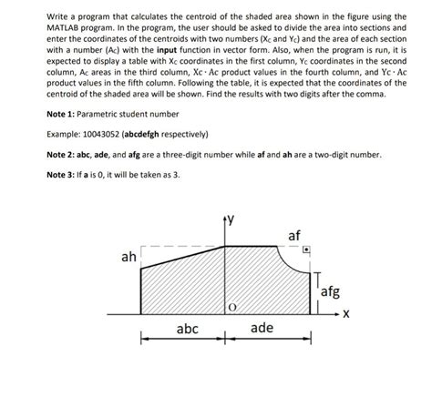 Solved Write A Program That Calculates The Centroid Of The