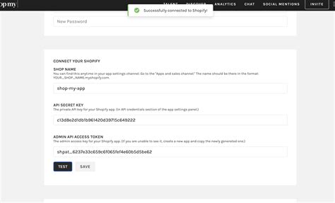 Shopify Dashboard