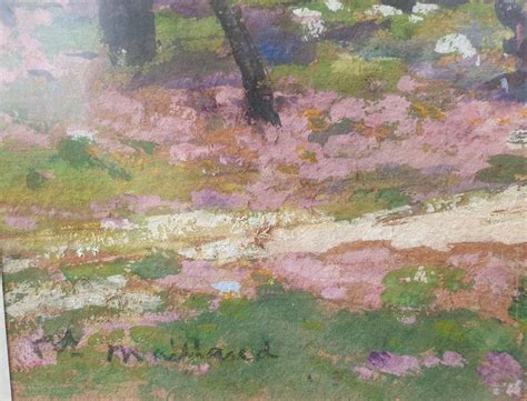 Proantic Fernand Maillaud Landscape Gouache 1863 1948