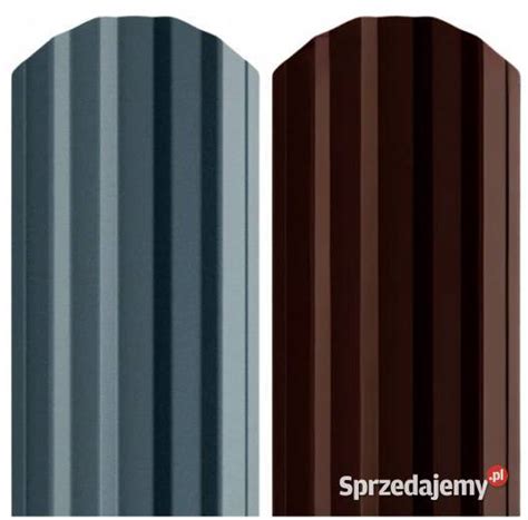 Sztacheta Metalowa Pozioma Ogrodzeniowa Grafit Dwustronna Olsztyn