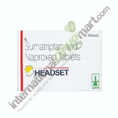Sumatriptan Naproxen 85mg 500mg For Migraine Order And Save With Us