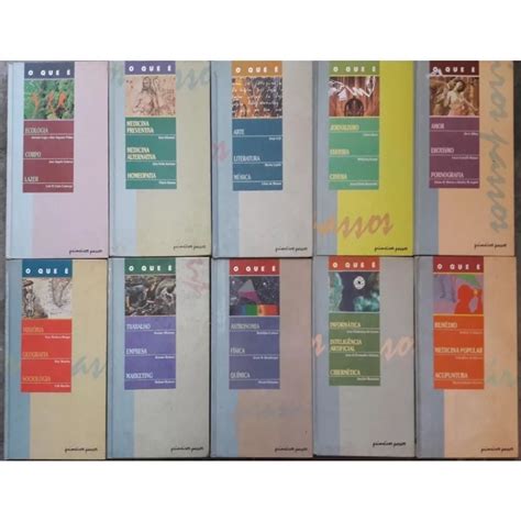 ColeÇÃo O Que É Primeiros Passos 23 Volumes Autor Círculo Do Livro