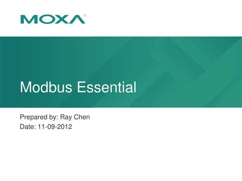 PPT Modbus Essential PowerPoint Presentation Free Download ID PPT Modbus Essential PowerPoint Presentation Free Download ID