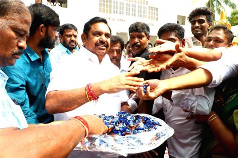 Aiadmk Leader Edappadi K Palaniswami During Former Cm J Jayalalithaa On