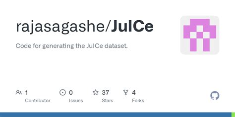 Github Rajasagashejuice Code For Generating The Juice Dataset