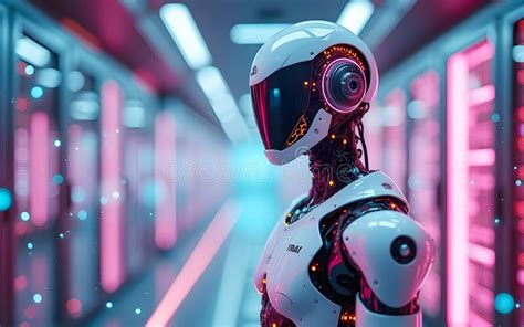 Futuristic Ai Coding Agent Concept With Digital Code Artificial