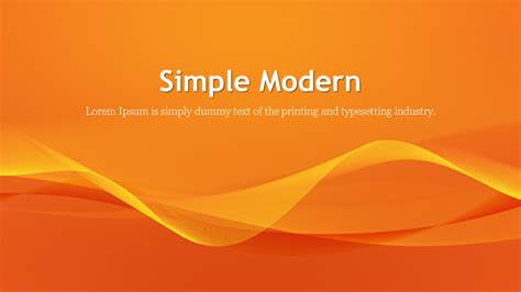 Creative Simple Modern Background Powerpoint Template