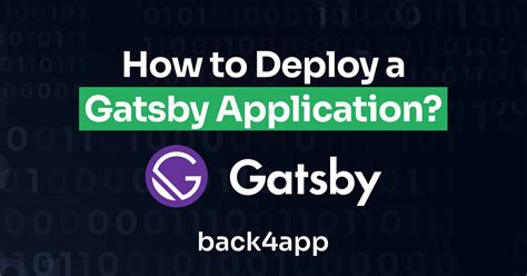 How To Deploy A Gatsby Application Your Applications Backend Simplified