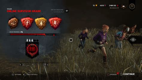 Had My Rank Reset During A Match Rdeadbydaylight