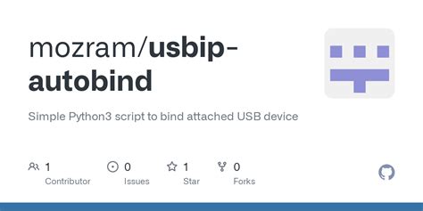Github Mozram Usbip Autobind Simple Python Script To Bind Attached