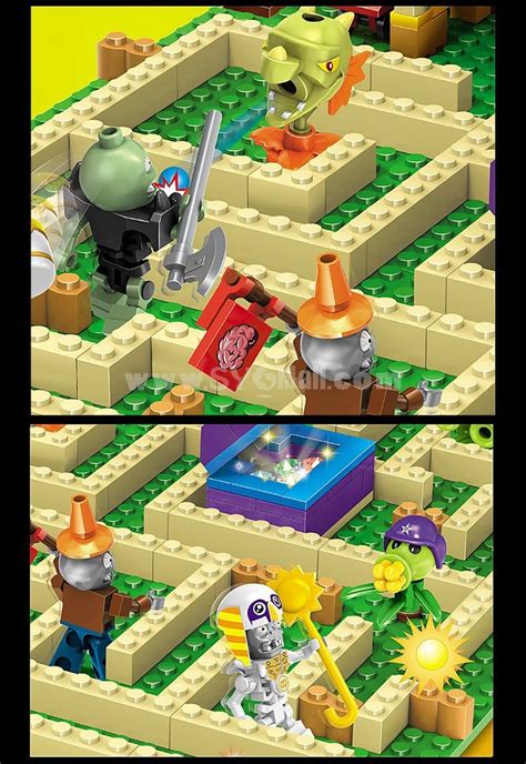 Plants Vs Zombies The Garden Maze Building Blocks Mini Figure Toys
