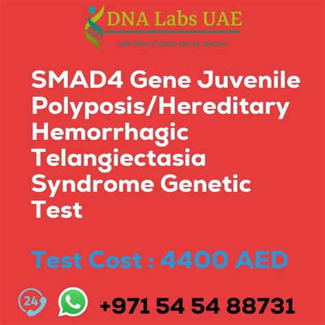 Smad4 Gene Juvenile Polyposishereditary Hemorrhagic Telangiectasia