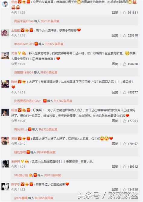 張杰謝娜喜獲雙胞胎女兒！細數娛樂圈生有雙胞胎的家庭！ 每日頭條