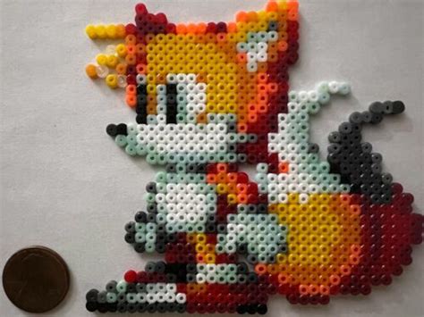 Tails Sonic The Hedgehog Mini Bead Sprite Perler India Ubuy