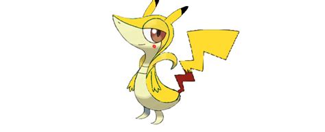Snivy Mix With Pikachu Snivychu By Pikachupikapika123 On Deviantart