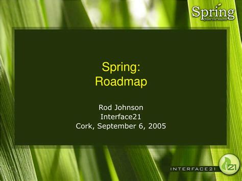 PPT Spring Roadmap PowerPoint Presentation Free Download ID