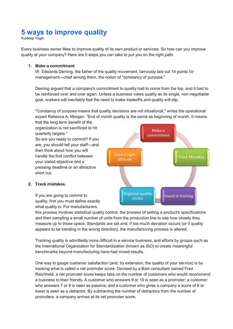 5 Ways O Improve Quality PDF