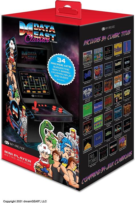 My Arcade Mini Player Data East Hits