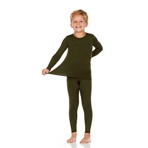 Thermajohn Ropa Interior Térmica Para Niños Conjunto De Ropa Interior