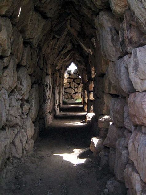 Tiryns Mycenaean Citadel And Palace Inside Cyclopean Walls