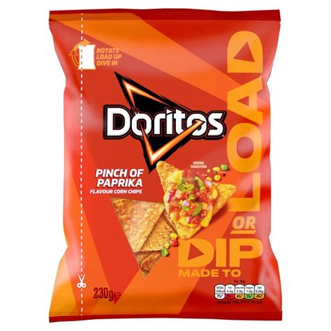 Doritos Dippers Hint Of Paprika Tortilla Chips Sharing Bag Crisps Ocado